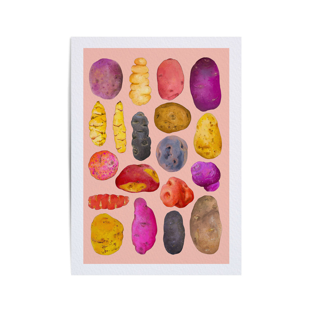 Potatoes Art Print – natdraws