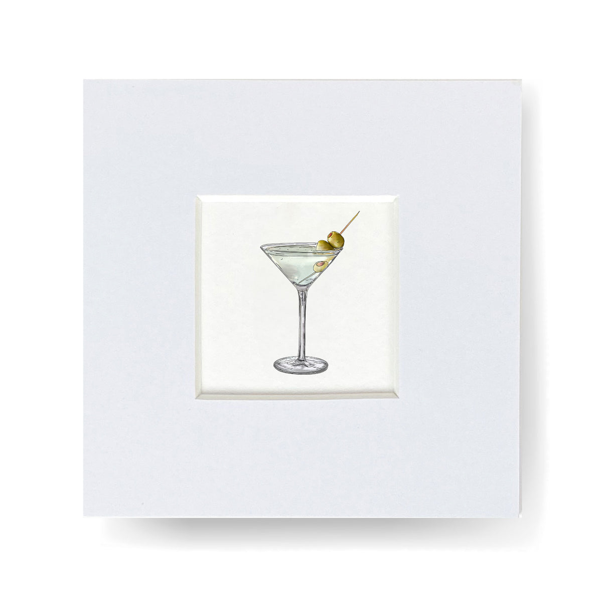 Martini Cocktail Tiny Print – natdraws